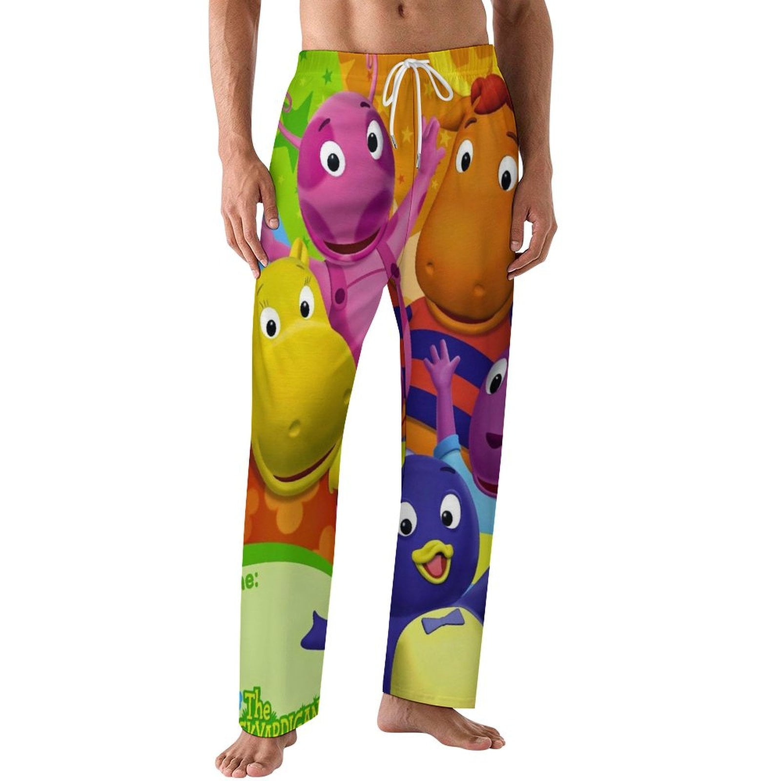 The Anime Backyardigans Men Pajama Pants Bottoms Lounge Pants Elastic ...