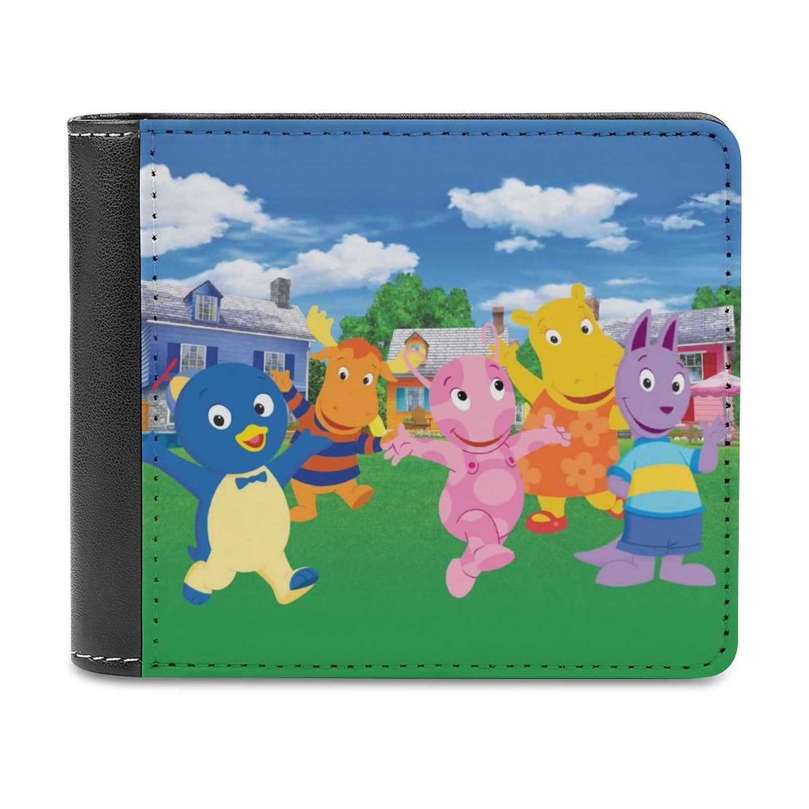 The Anime Backyardigans Mens Wallet Genuine Leather Bifold Extra ...