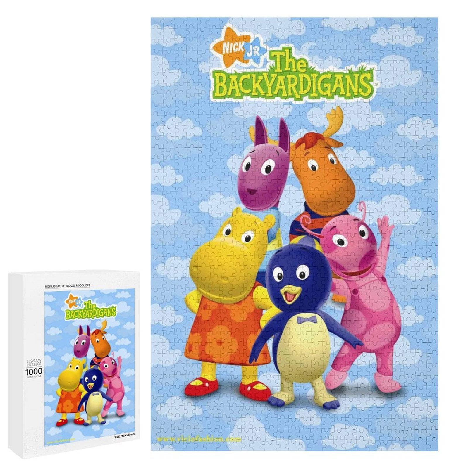 The Anime Backyardigans Puzzle Enthusiasts, 1000 PCS Jigsaw Puzzle ...