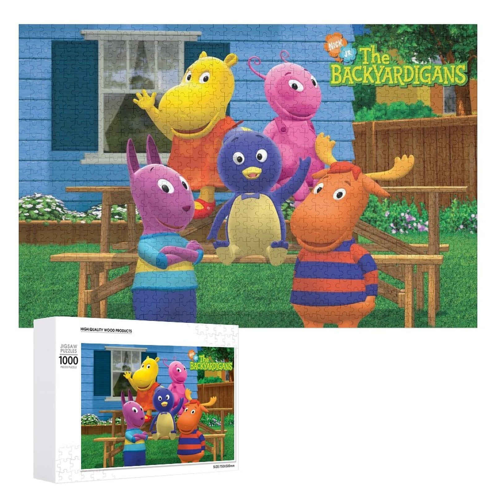 The Anime Backyardigans Puzzle Enthusiasts, 1000 PCS Jigsaw Puzzle ...