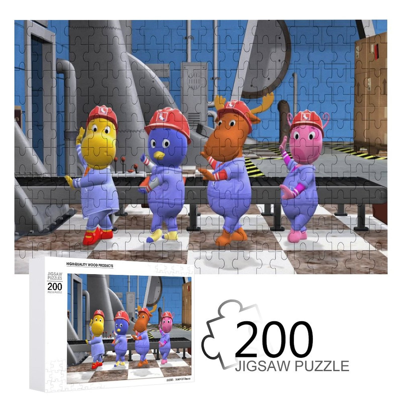 The Anime Backyardigans Puzzle Enthusiasts, 200 PCS Jigsaw Puzzle ...