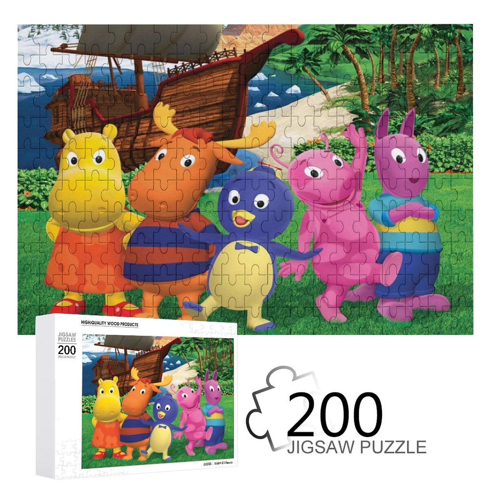 The Anime Backyardigans Puzzle For Boys Girls Puzzle Enthusiasts, 200 ...