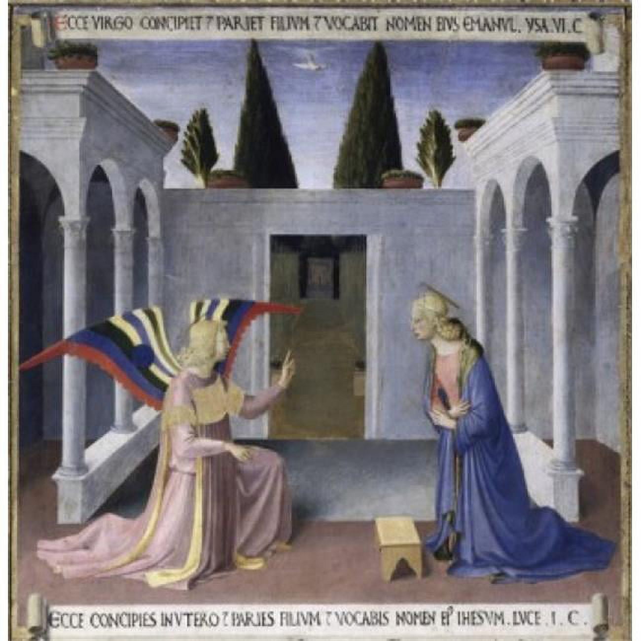 The Annunciation Detail From the Story of the Life of Christ Fra ...
