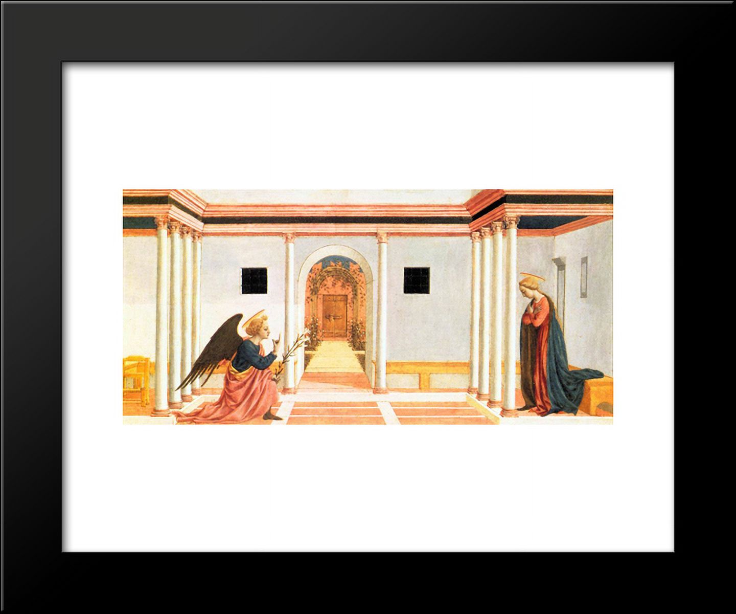 The Annunciation, predella panel from the St. Lucy Altarpiece 20x24 ...