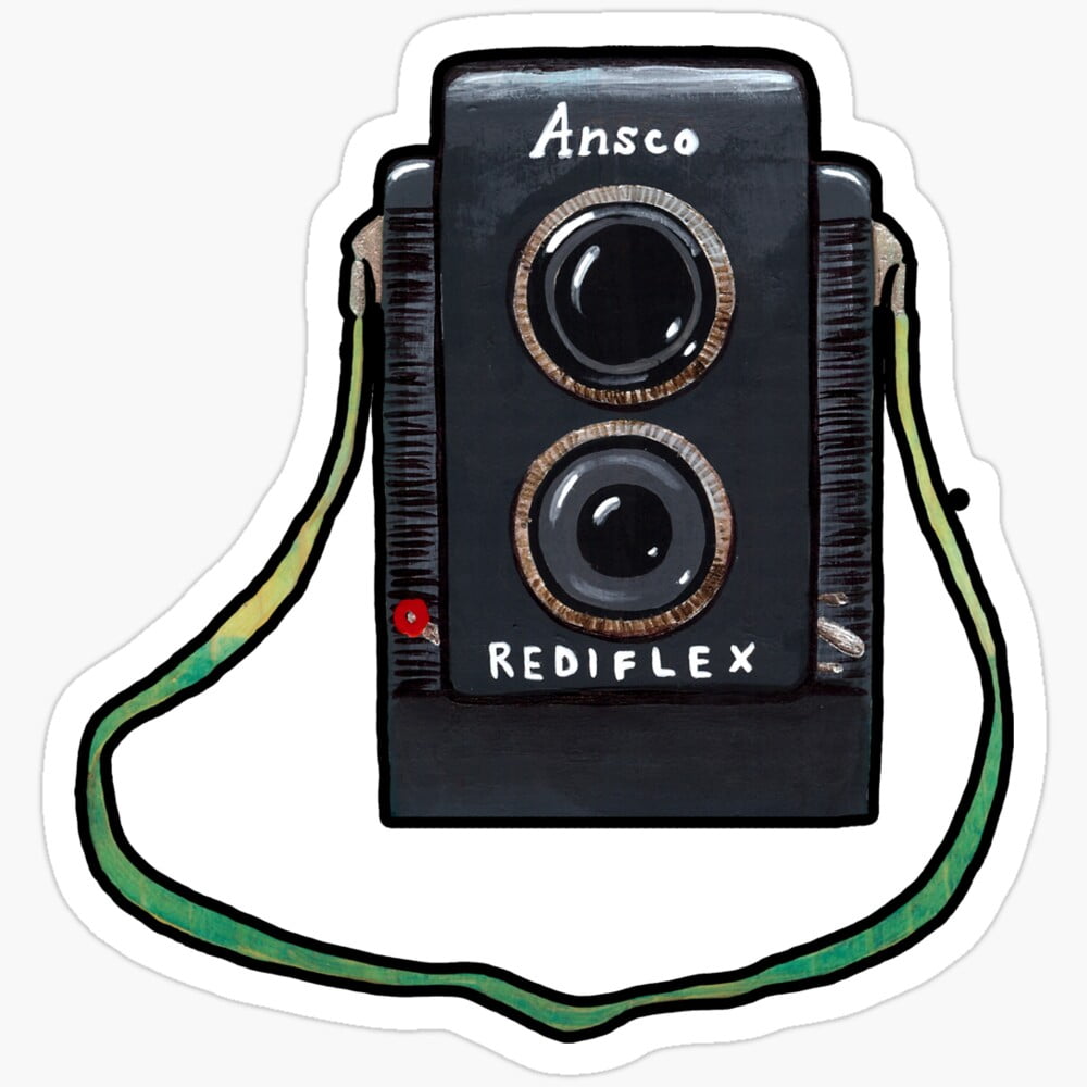 The Ansco Camera Sticker Phone Decal Water Bottle Stickers Car Decals, Laptop Sticker - Walmart.com
