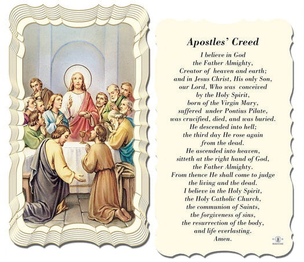 Hirten The Apostles' Creed Catholic Prayer Holy Cards, 50 Pack ...
