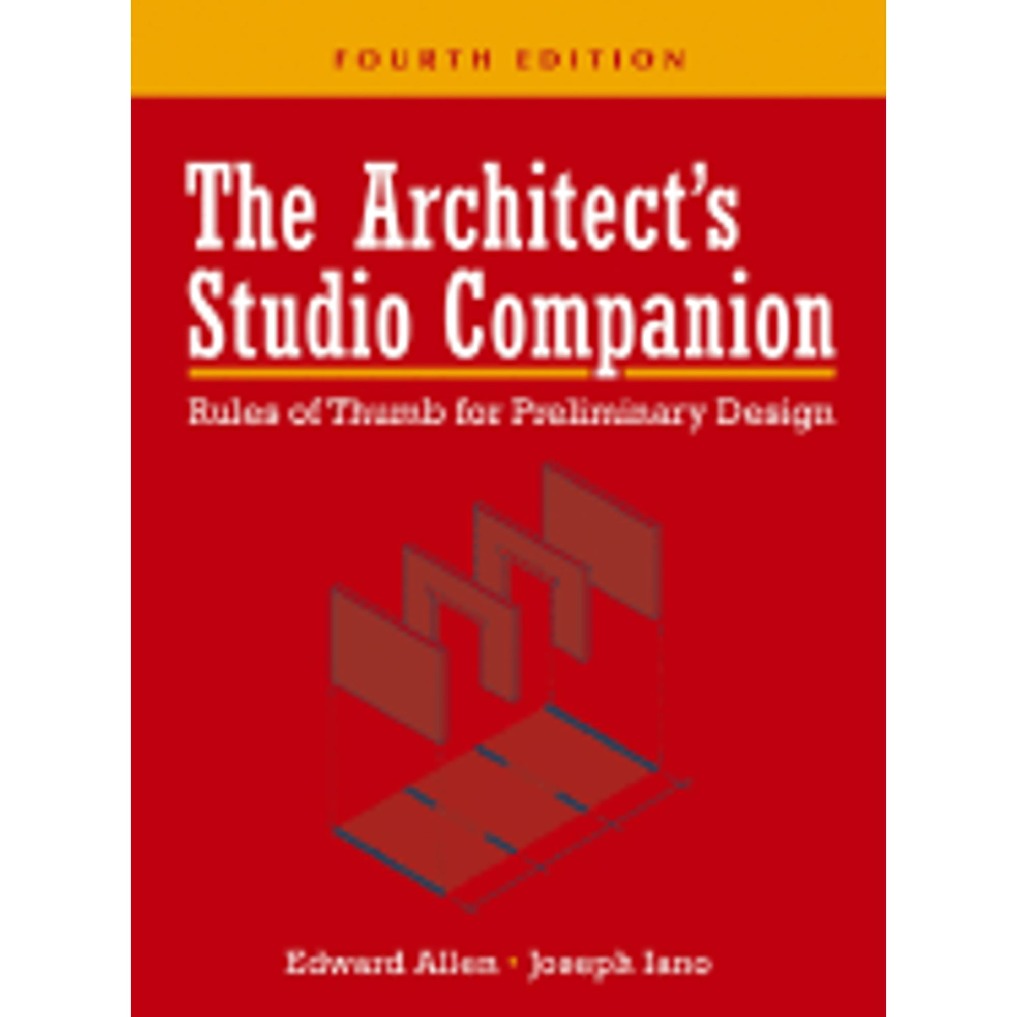 Pre-Owned The Architect's Studio Companion: Rules of Thumb for ...