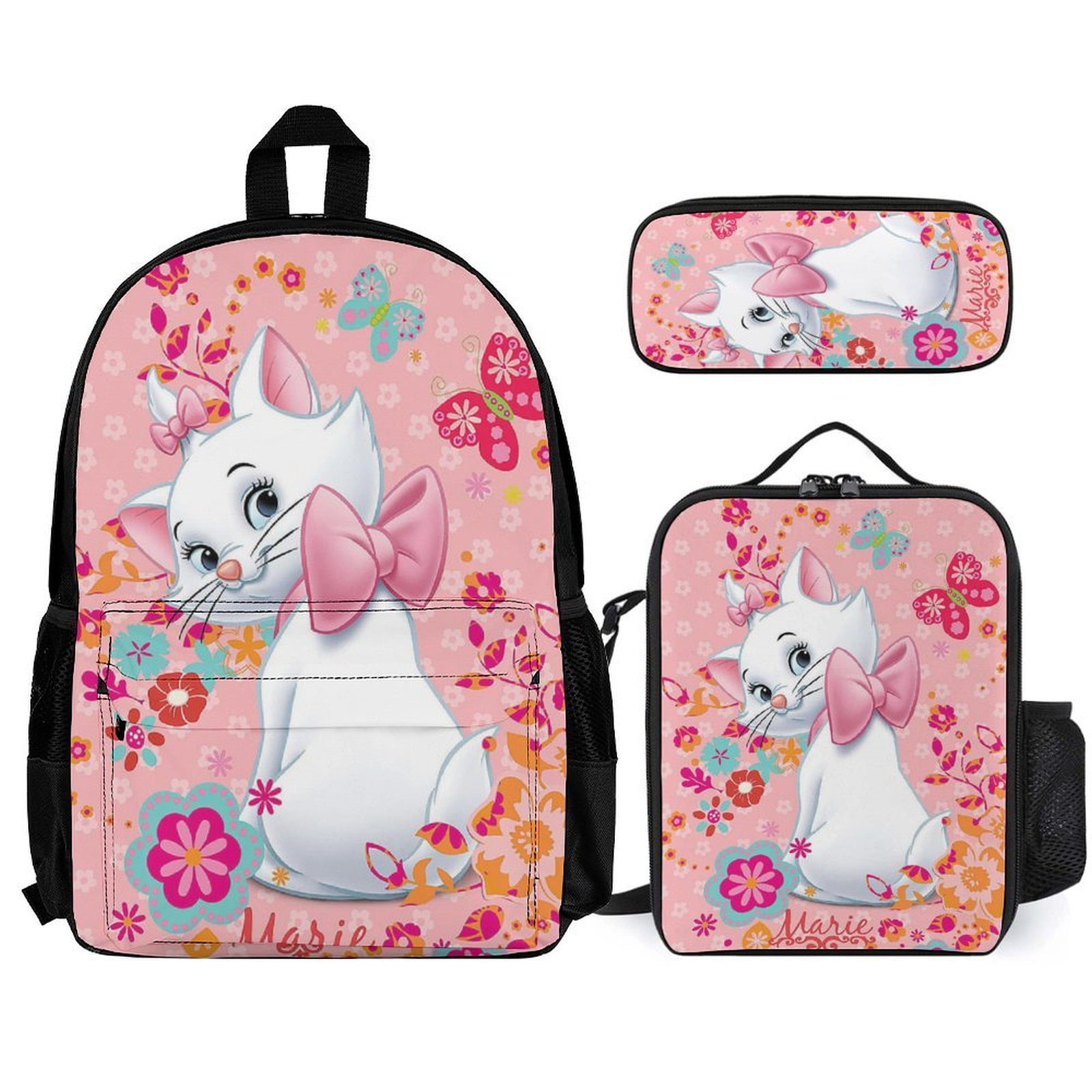 The Aristocats 3Pcs Backpacks Sets with Lunch Bag And Pencil Case for ...
