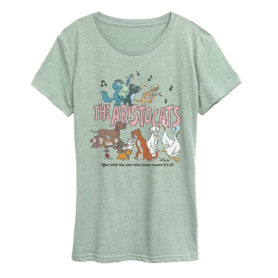 The Aristocats - Aristocats Group - Women's Short Sleeve Graphic T ...