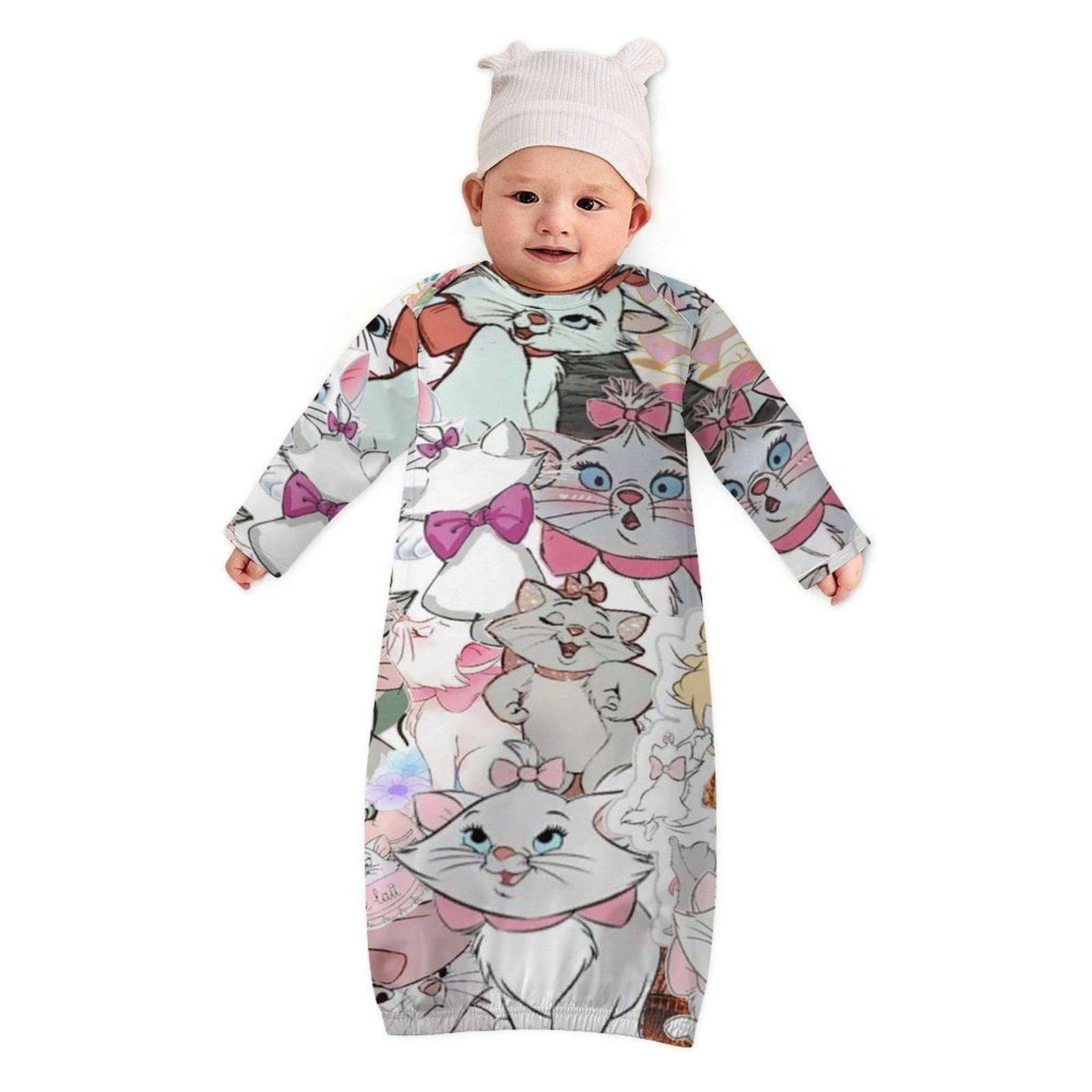 The Aristocats Baby Boy And Girls Sleeper Gown Newborn to Infant ...