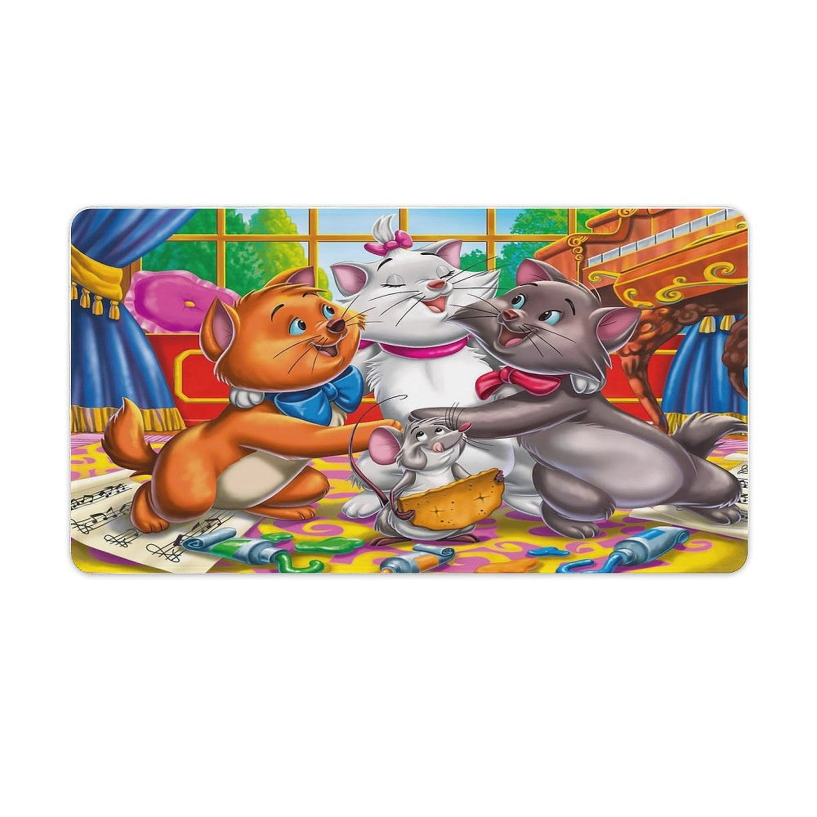 The Aristocats Desk Mat, Large Mouse Pad Extended Gaming Mouse Pad Mat ...