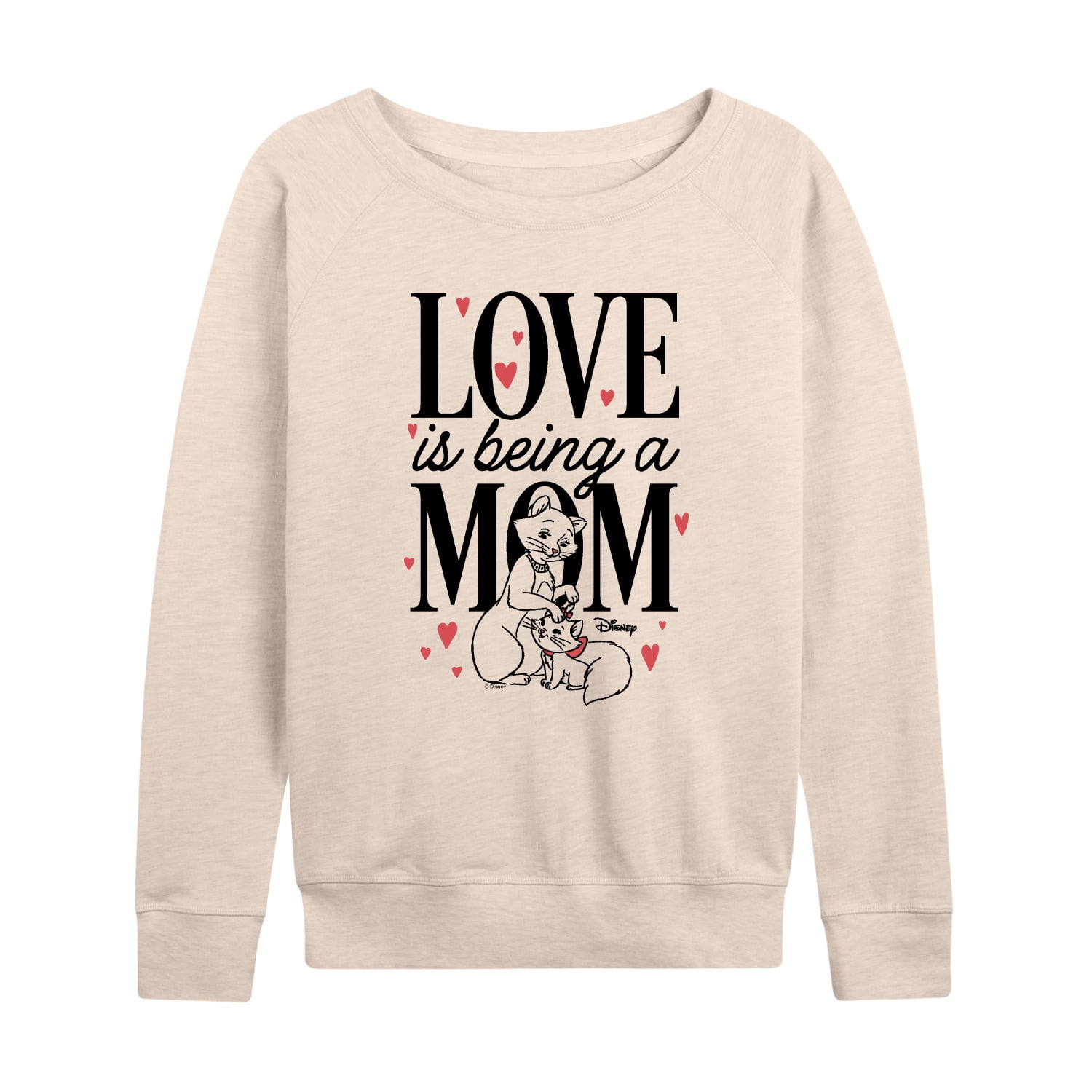 The Aristocats - Love Is Being Mom - Women's French Terry Long Sleeve ...
