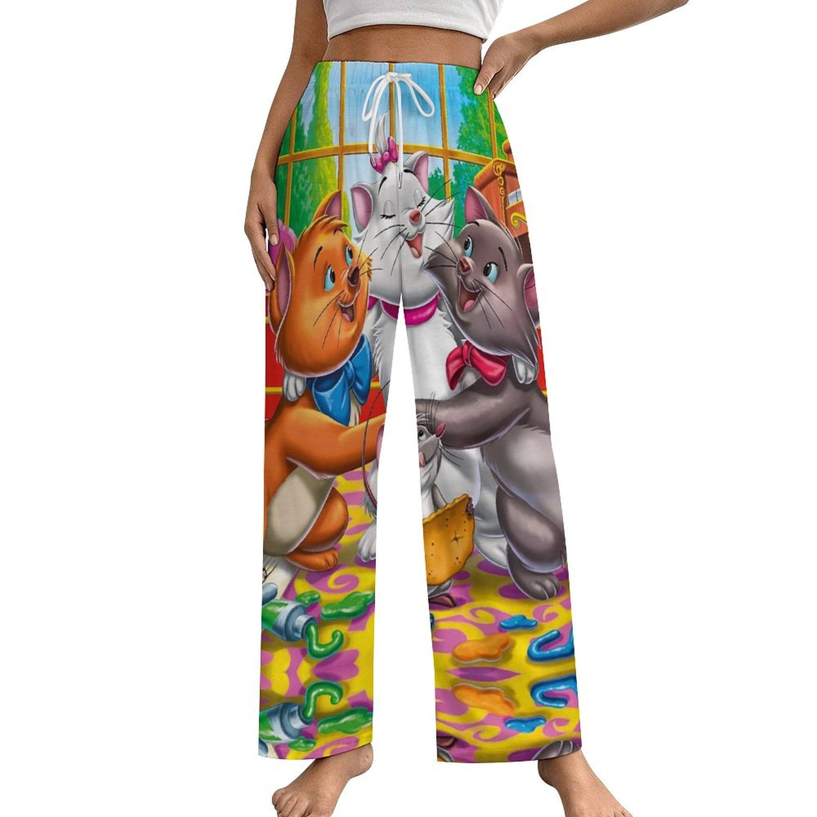 The Aristocats Womens Comfy Pajama PJ Pants Lounge Pants Sleepwear ...