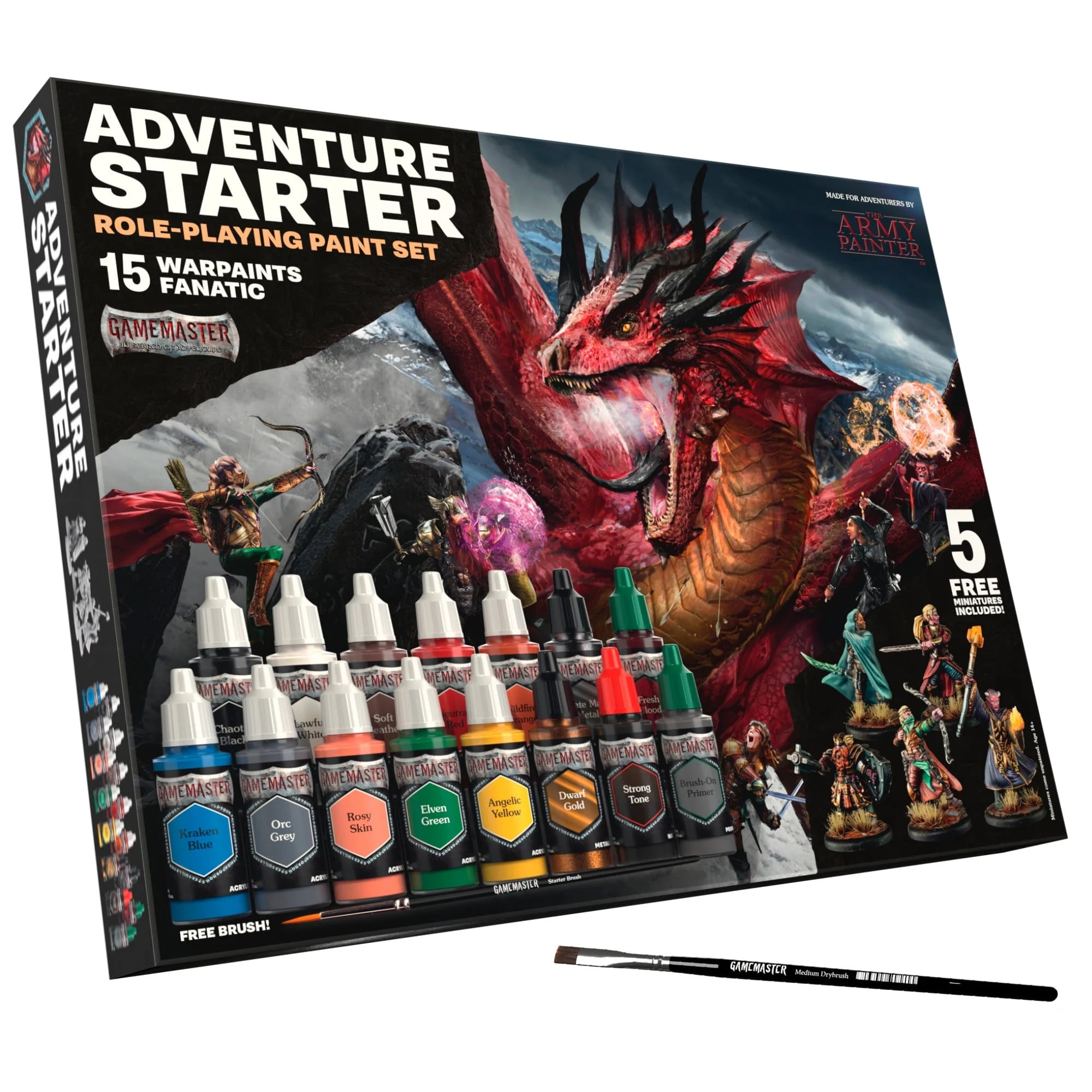 Army Painter, The Adventure Starter Role-Playing Paint Set New ...