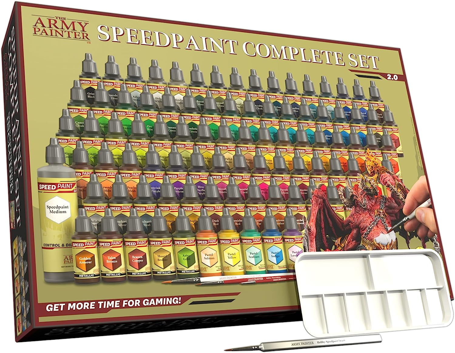 The Army Painter Speedpaint 2.0+ Complete Paint Set Combo - Miniature ...