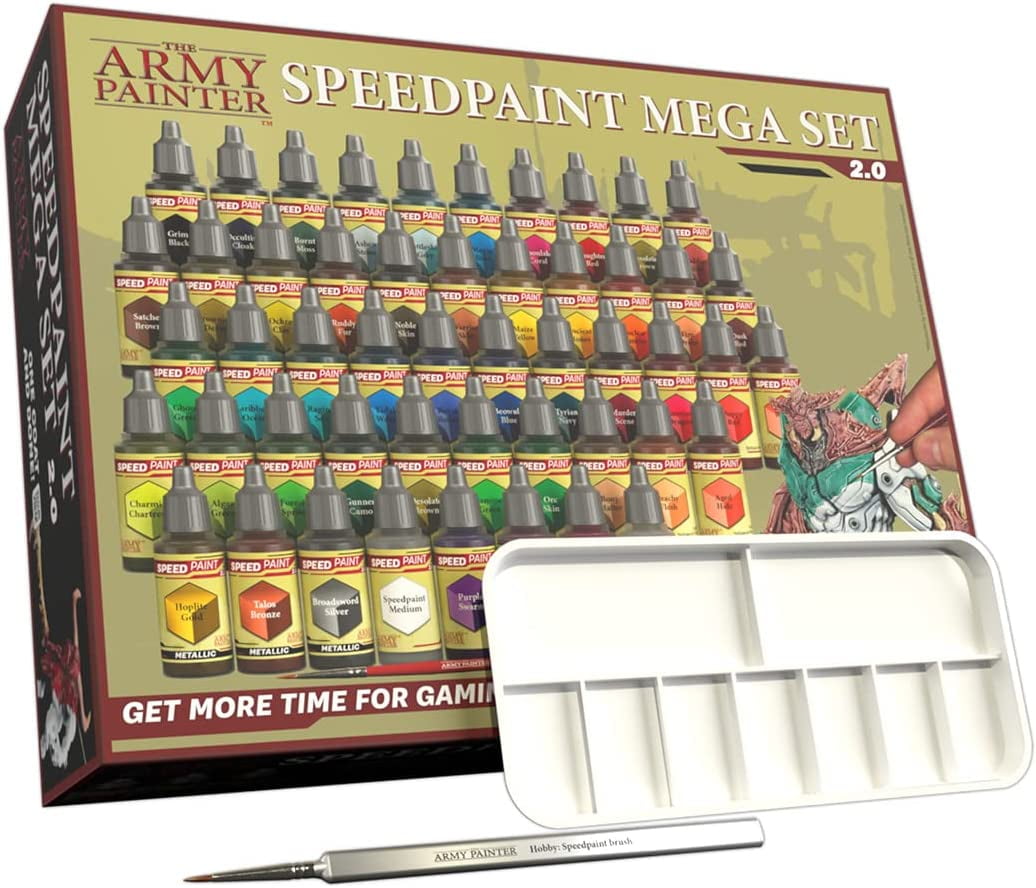The Army Painter - Speedpaint 2.0 Mega Set Combo - Acrylic Model Paint ...