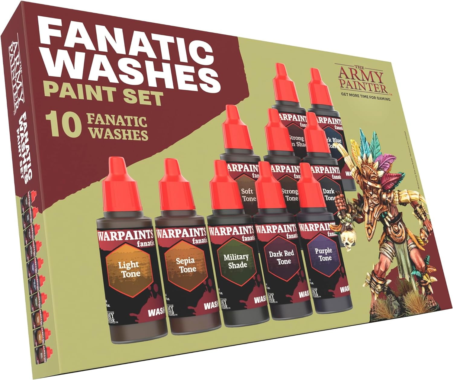 Army Painter, The Fanatic - Washes Paint Set New - Walmart.com