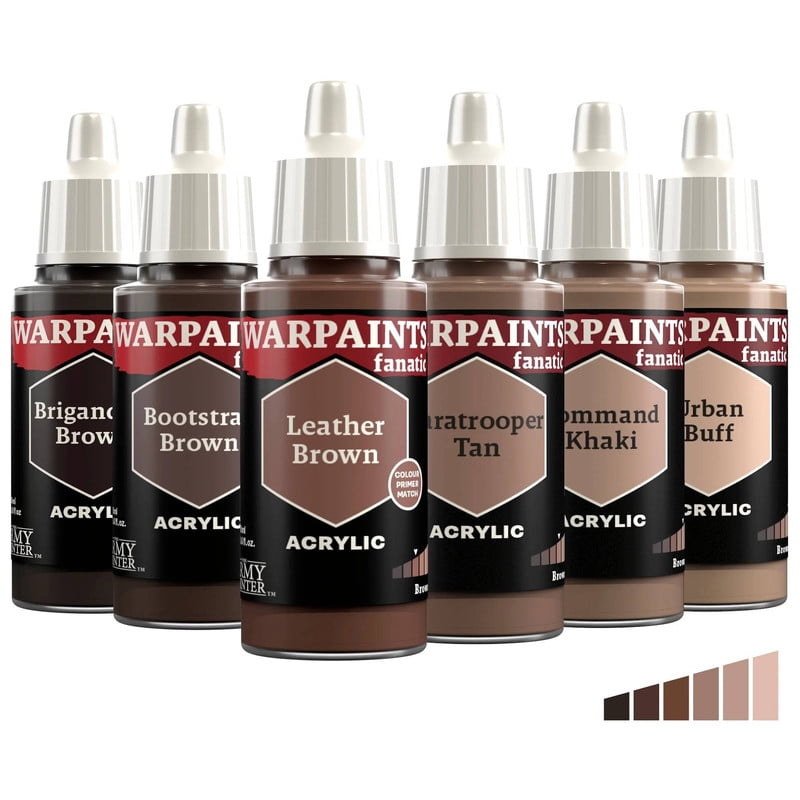 The Army Painter Warpaints Fanatic Flexible Triad: Browns - Model Paint ...