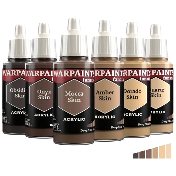 The Army Painter Warpaints Fanatic Flexible Triad: Deep Skin Tones ...
