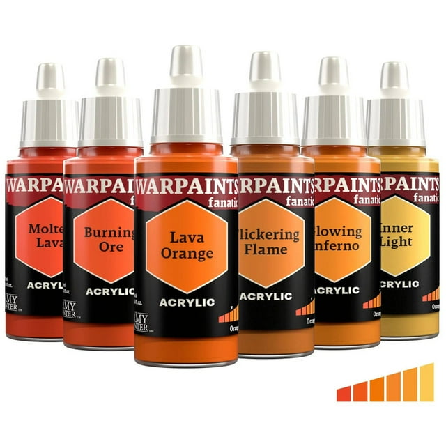 The Army Painter Warpaints Fanatic Flexible Triad: Oranges - Model ...