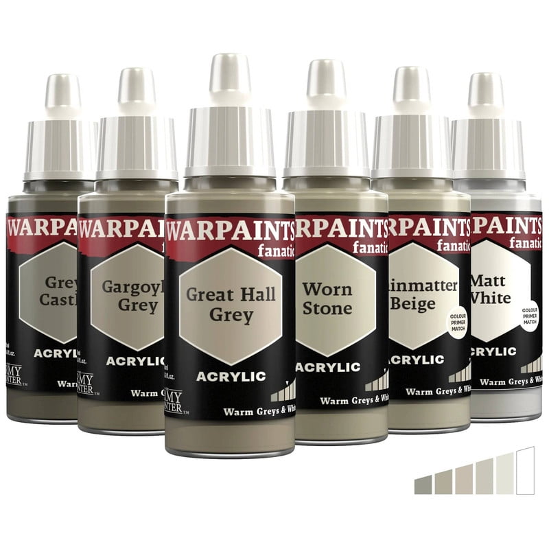 The Army Painter Warpaints Fanatic Flexible Triad: Warm Greys & Whites ...