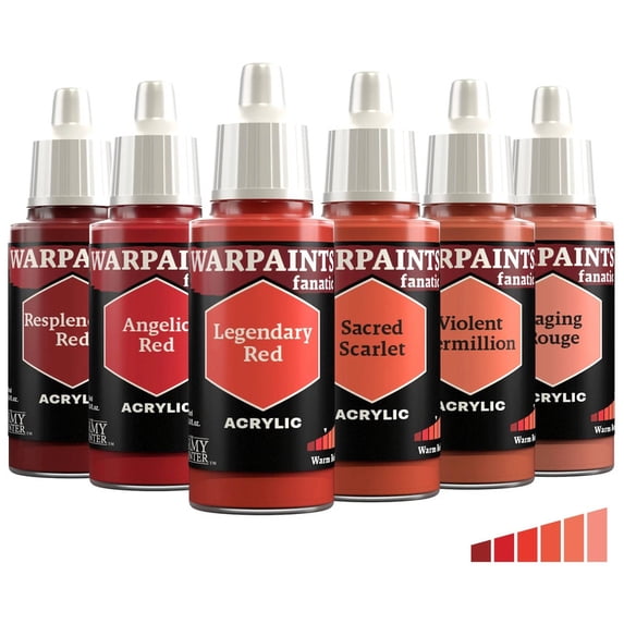 The Army Painter Warpaints Fanatic Flexible Triad: Warm Reds - Model ...