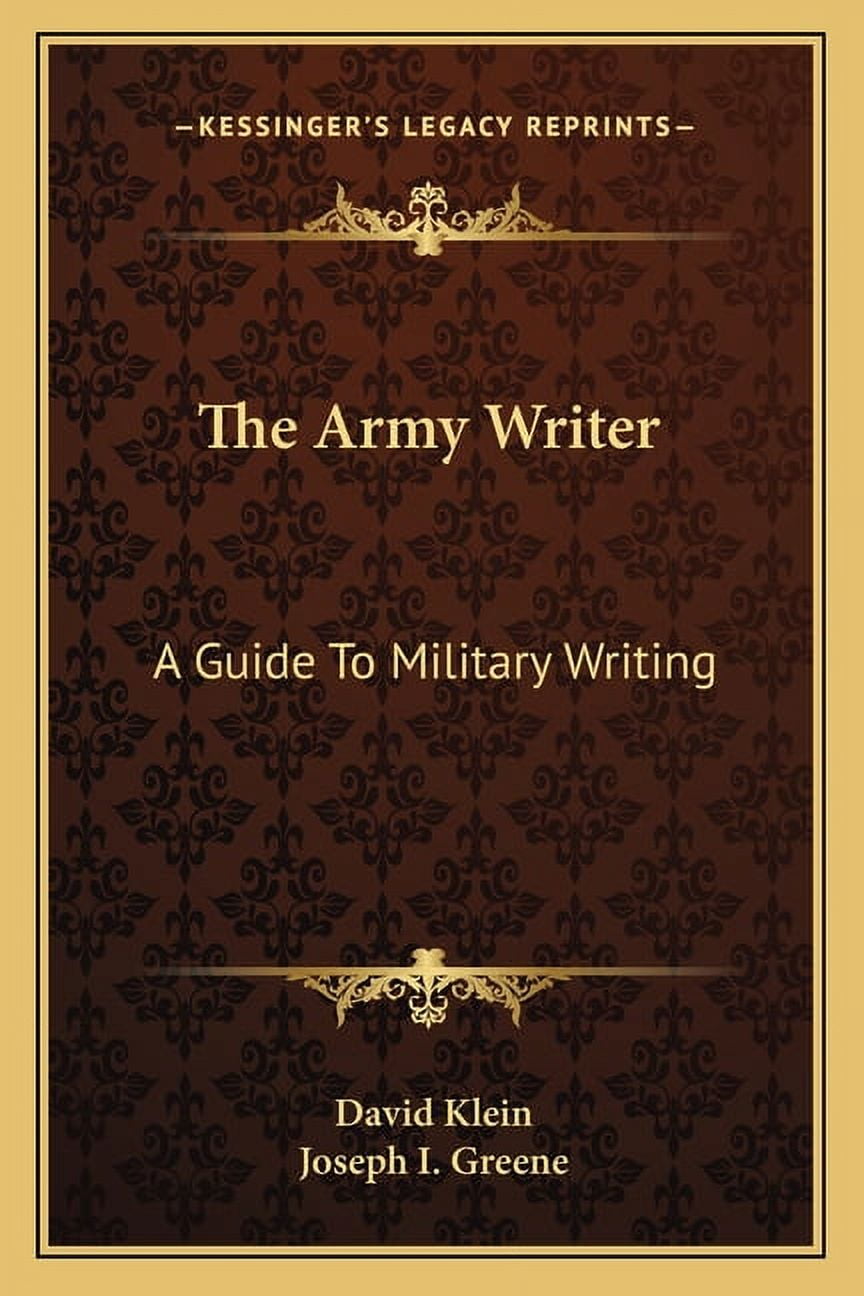 Army Writer