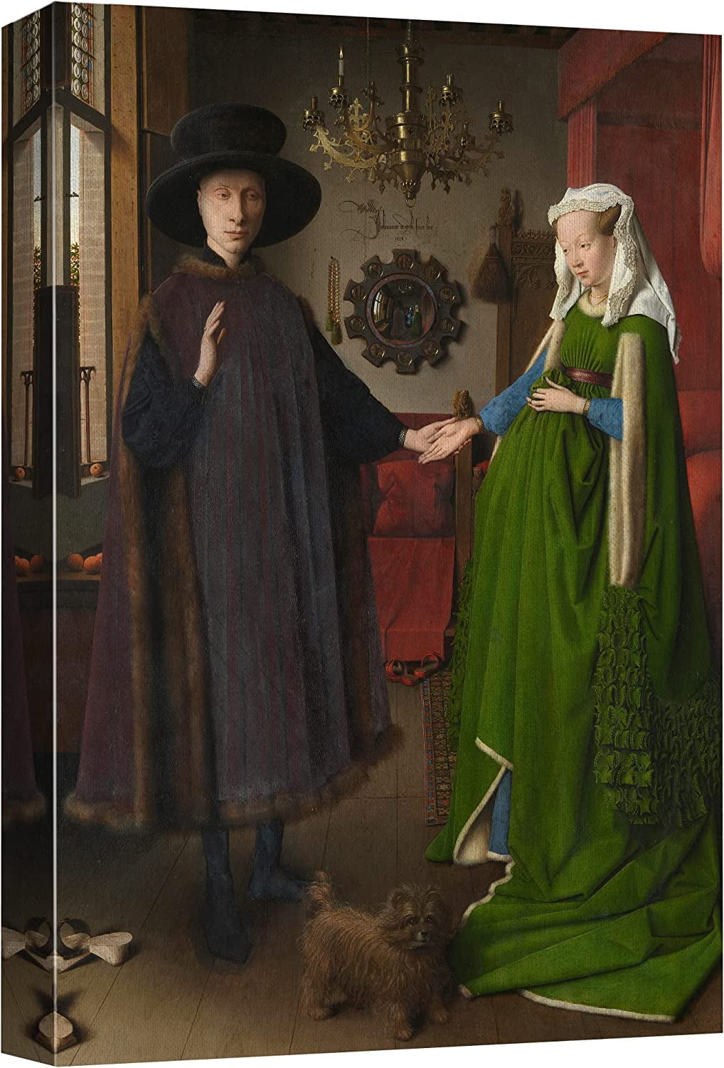 The Arnolfini Portrait by Jan Van Eyck Famous Fine Art Reproduction ...