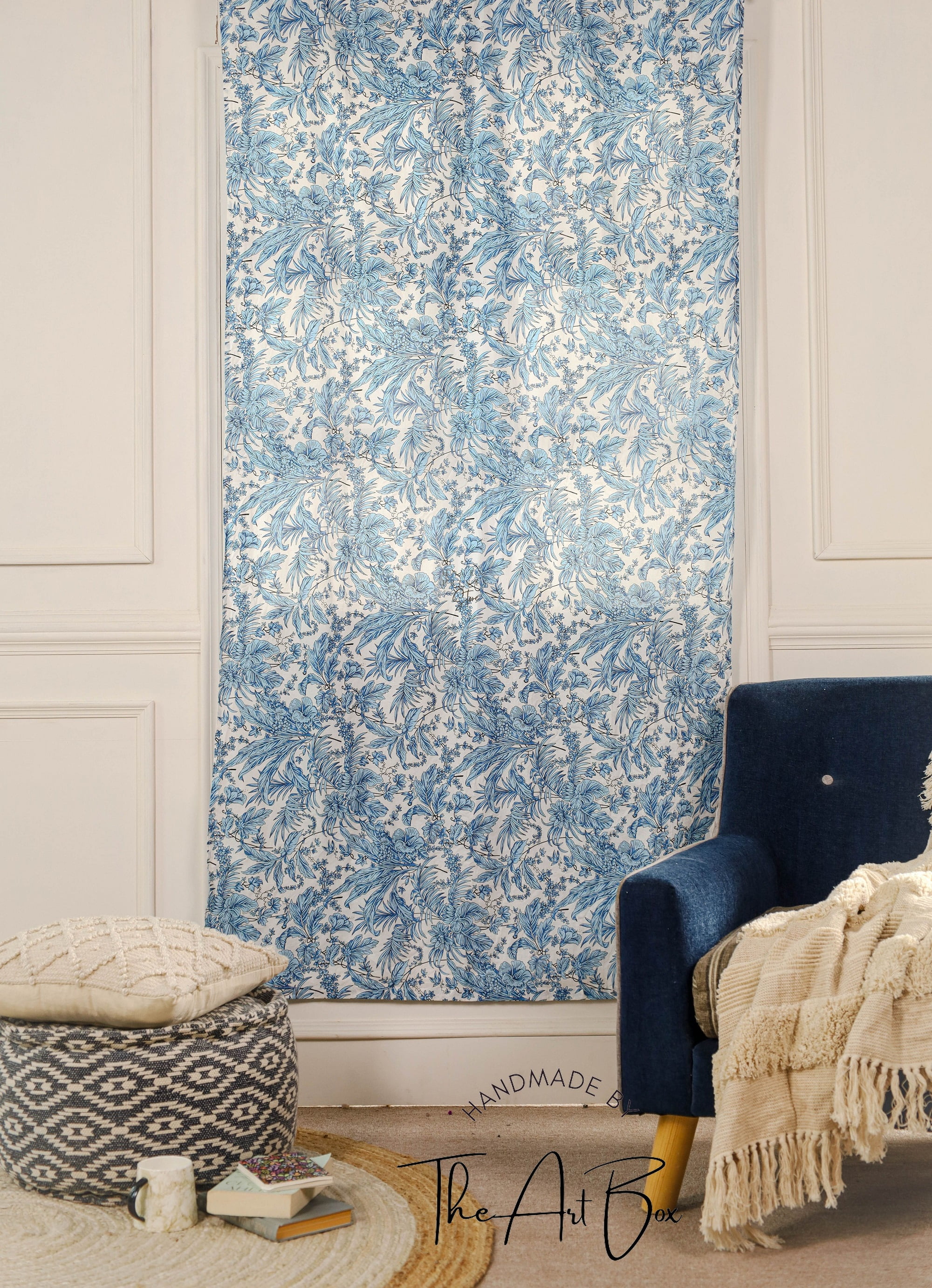 The Art Box Window Curtains, 52 x 84 in 2 Pcs Set, Tab Top Printed ...