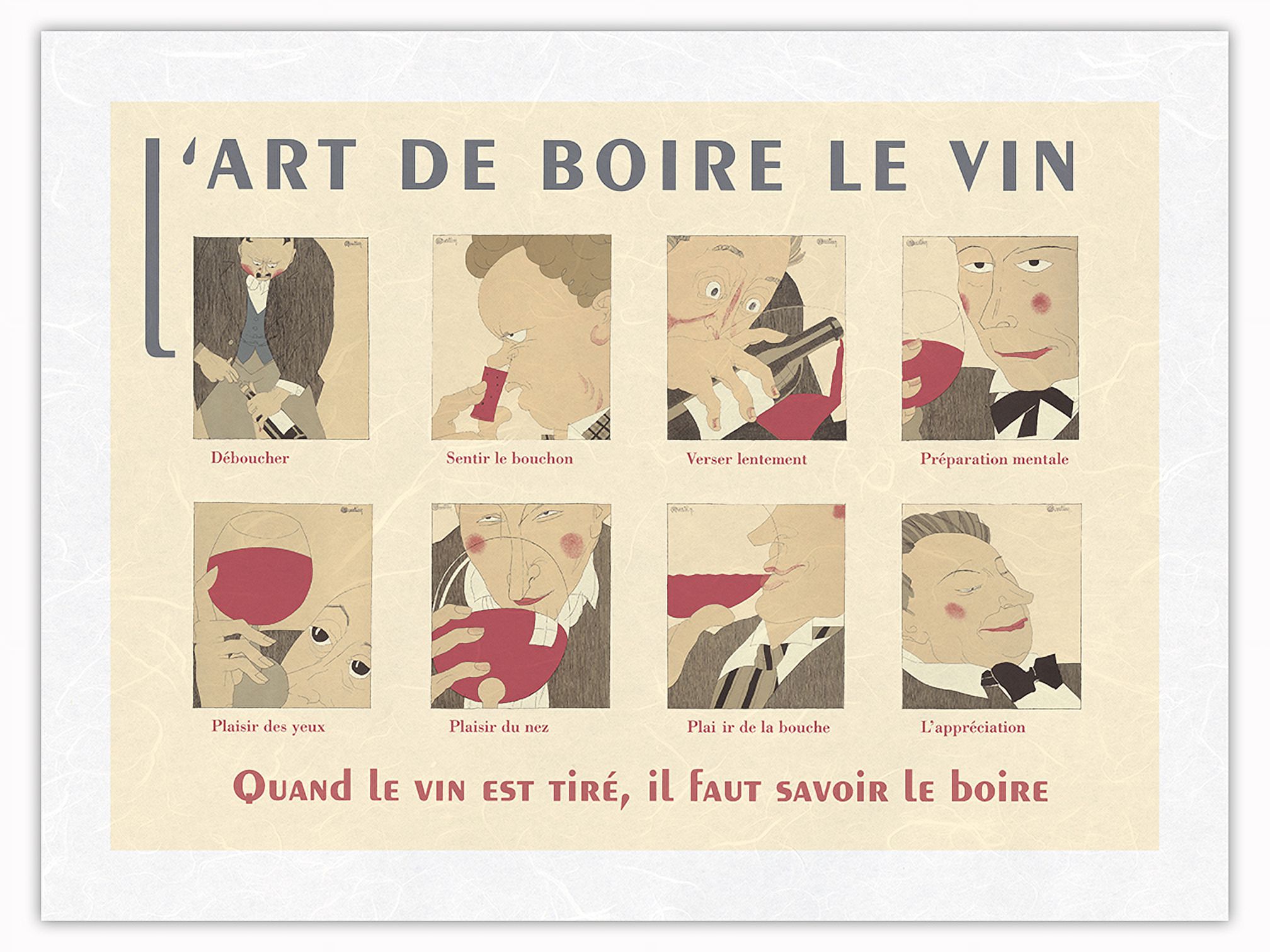 The Art of Drinking Wine (L'Art de Boire le Vin) - Vintage Food & Drink ...