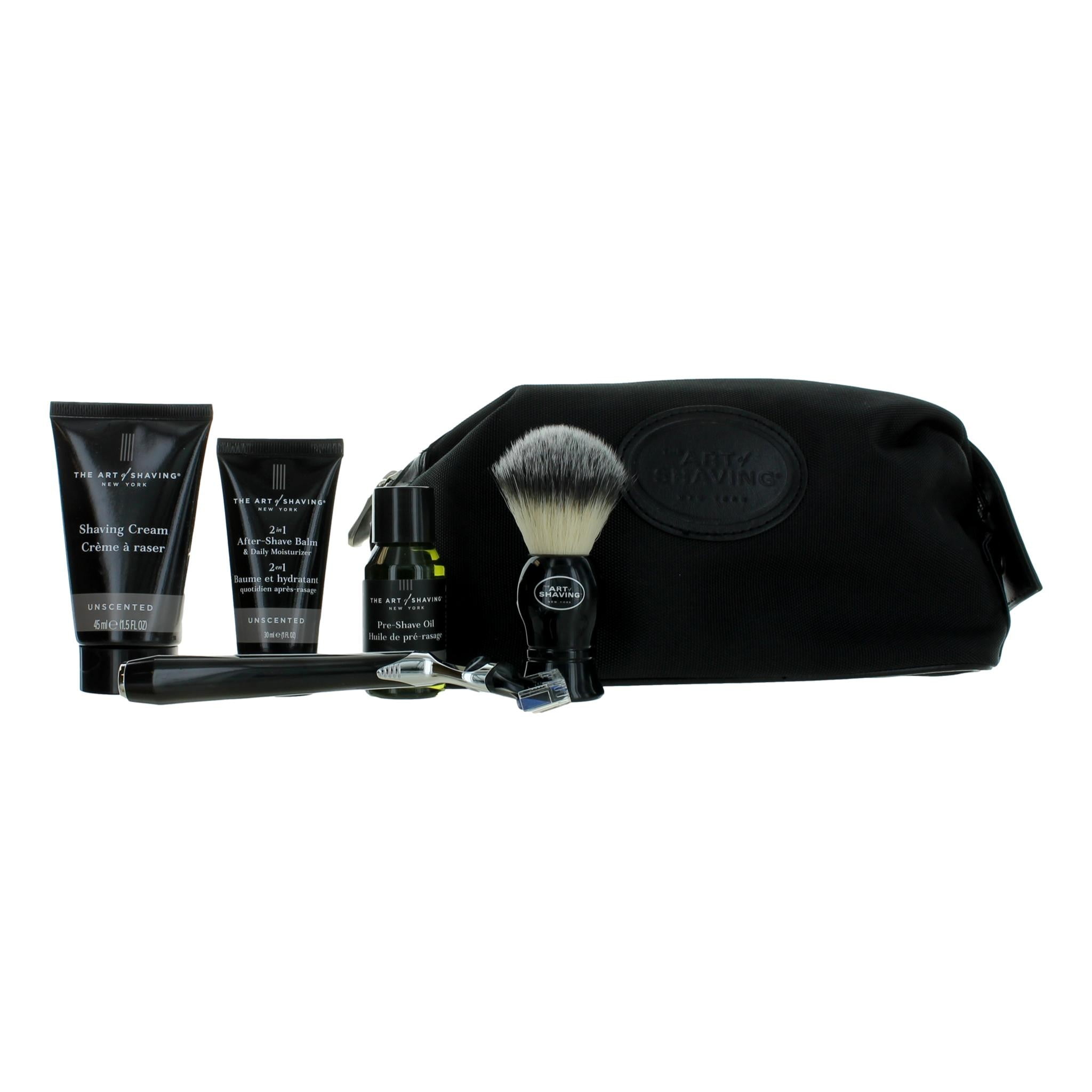 The Art Of Shaving Unscented 6 Piece Shaving Kit for Men - Walmart.com