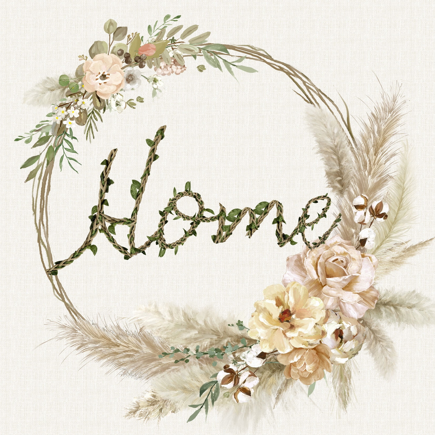 The Art Studio Home Inspiration Canvas 12"x12"x1", Modern - Walmart.com