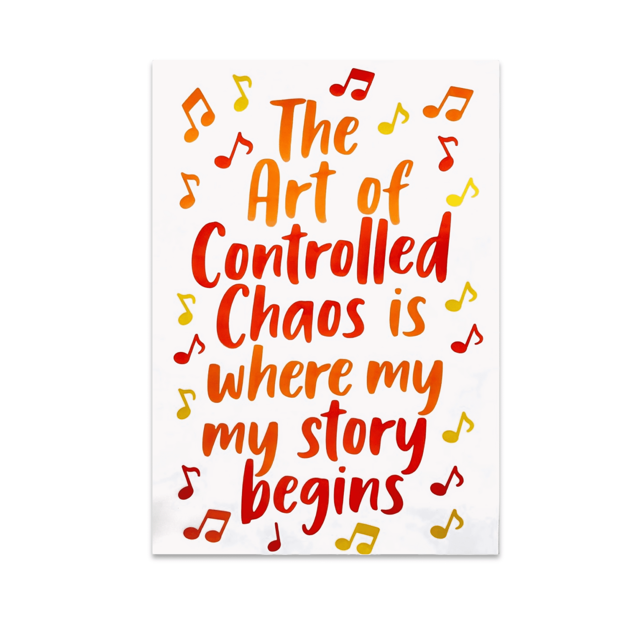 The Art of Controlled Chaos Illustration - Choral Director - 13x19 ...