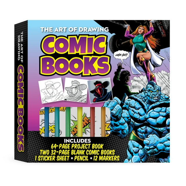 DIY Comic Book Making Kit for Kids and Teens - Fun Beginner's Guide to ...
