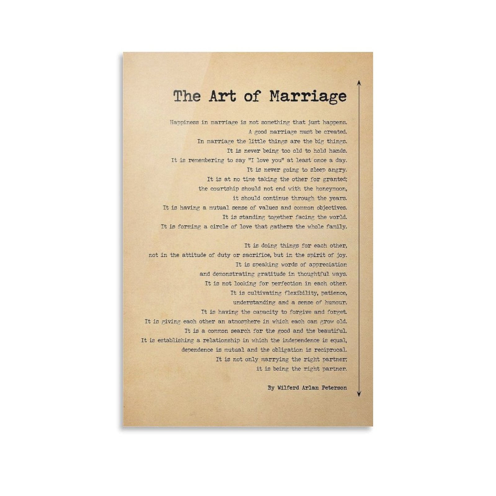 The Art of Marriage Wilferd Arlan Peterson Picture Print Canvas Poster ...