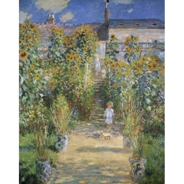 The Artist's Garden at Vetheuil , 1880, Claude Monet (1840-1926/French ...