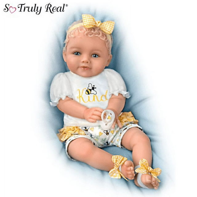 The Ashton - Drake Galleries Bee Kind Baby Girl Doll With Magnetic ...