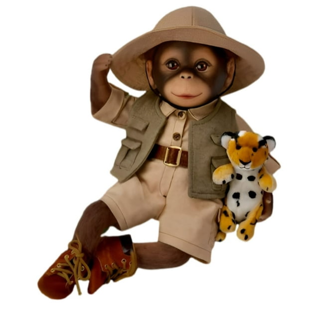 Free Shipping! The Ashton - Drake Galleries Milo the Safari Monkey Doll ...
