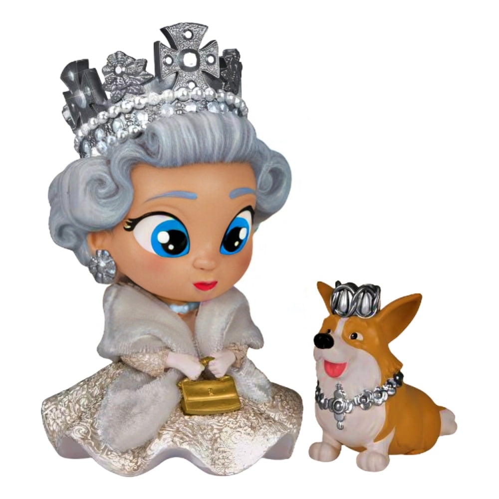 The Ashton-Drake Galleries Queen Elizabeth II and Her Corgi Figurine ...
