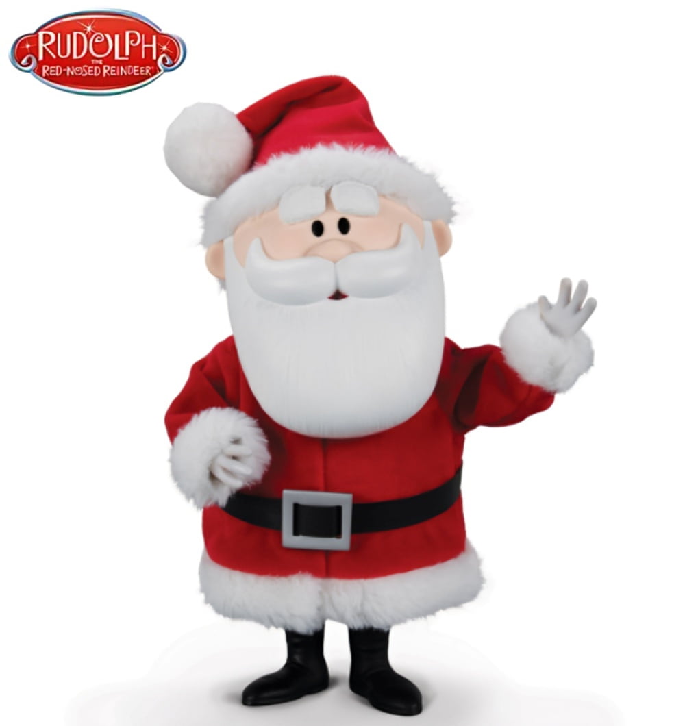 The Ashton-Drake Galleries Santa Rudolph the Red-Nosed Reindeer Figure ...