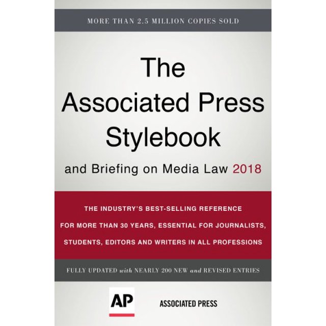 The Associated Press Stylebook 2018 - Walmart.com