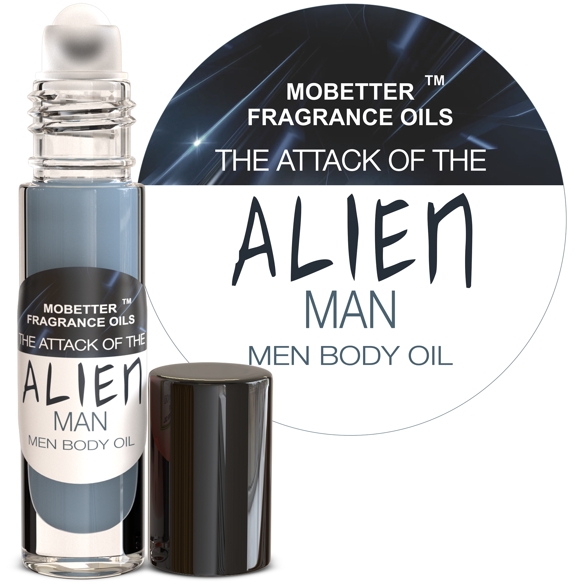 The Attack of The Alien Man Men Fragrance Body Oil, Oriental Woody ...
