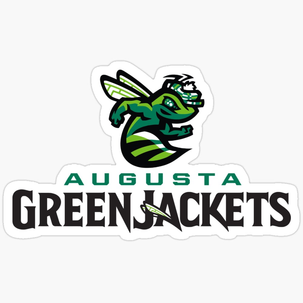 The-Augusta-Greenjackets-Logo Sticker Phone Decal Water Bottle Stickers ...
