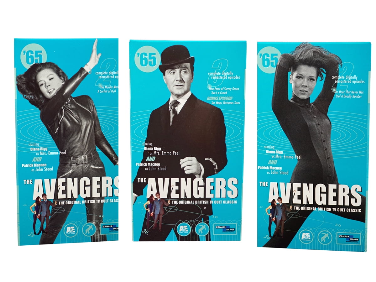 The Avengers 1965 VHS Tape Box Set - Volumes 4, 5 & 6 Digitally ...