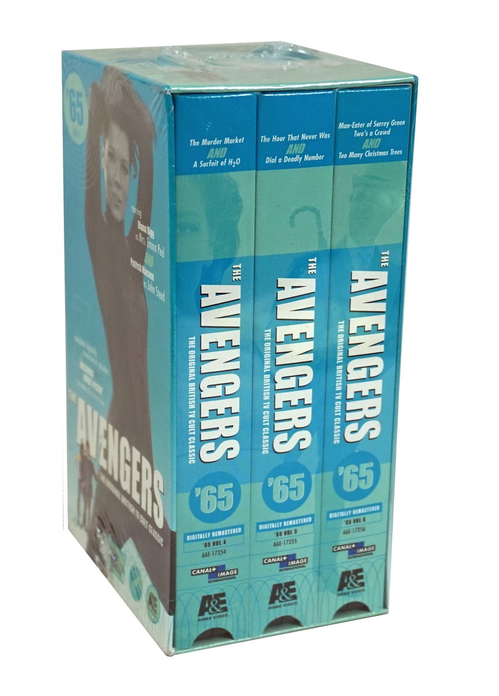 The Avengers 1965 VHS Tape Box Set - Original British TV Cult Classic ...