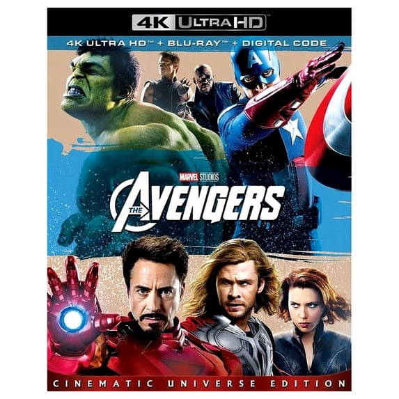 Marvel - The Avengers [ULTRA HD] DVD, PG-13 with Enhanced Widescreen ...