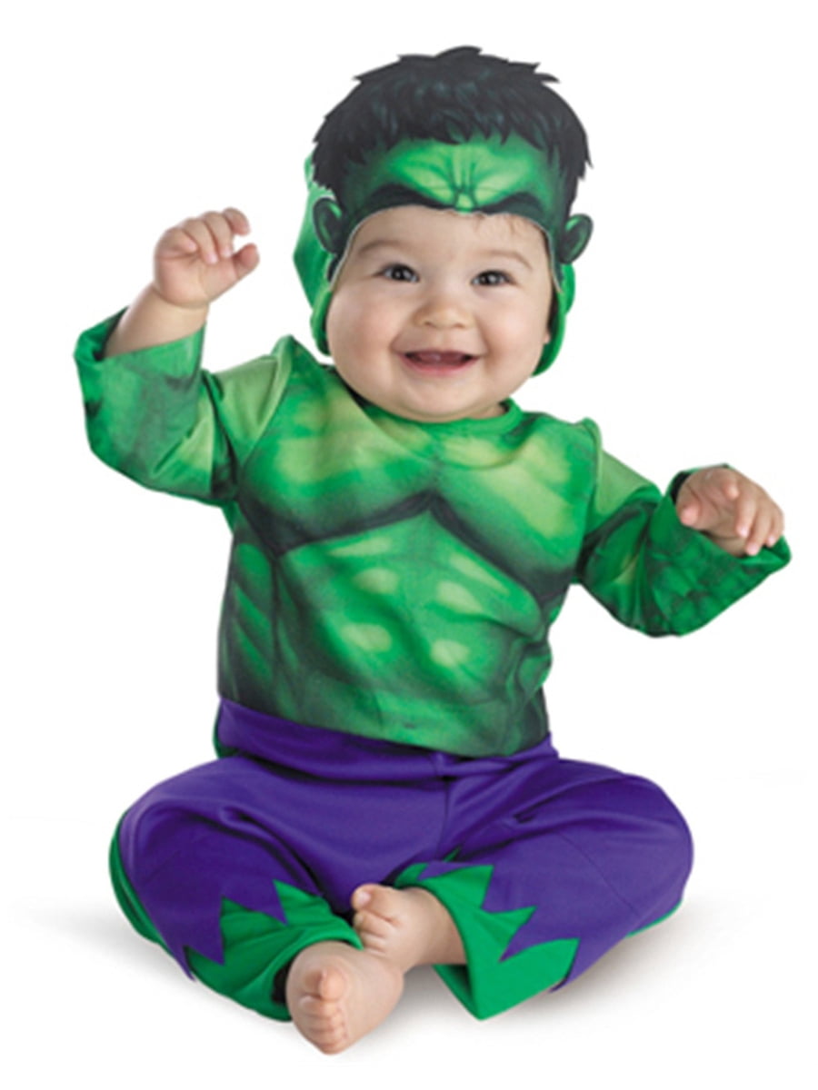 The Avengers Hulk Costume Infant 12-18 Months - Walmart.com
