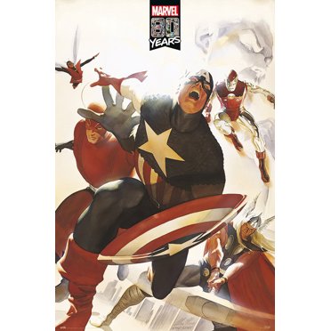 Avengers - Simplistic Grid Poster Print (22 x 34) - Walmart.com