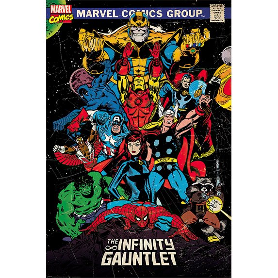The Avengers - Marvel Comics Poster / Print (Comic Cover: The Infinity ...