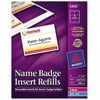 Avery Plastic Name Tag Holders